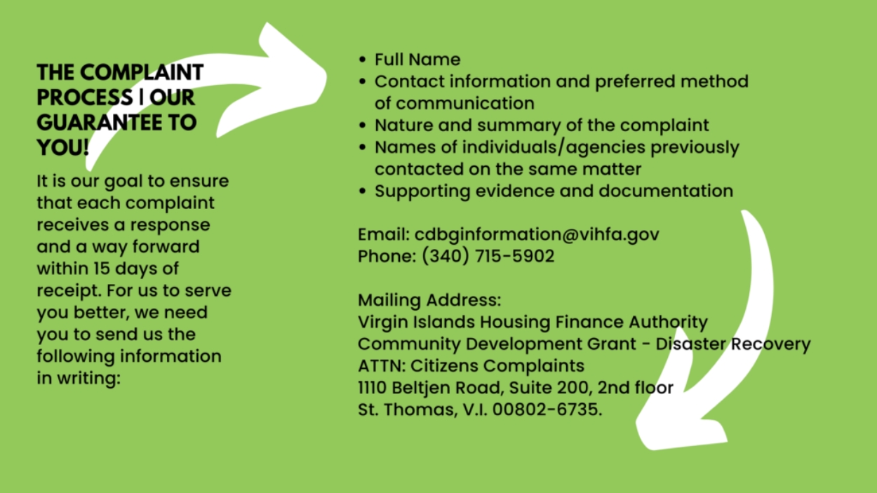 Citizen Complaints - CDBG